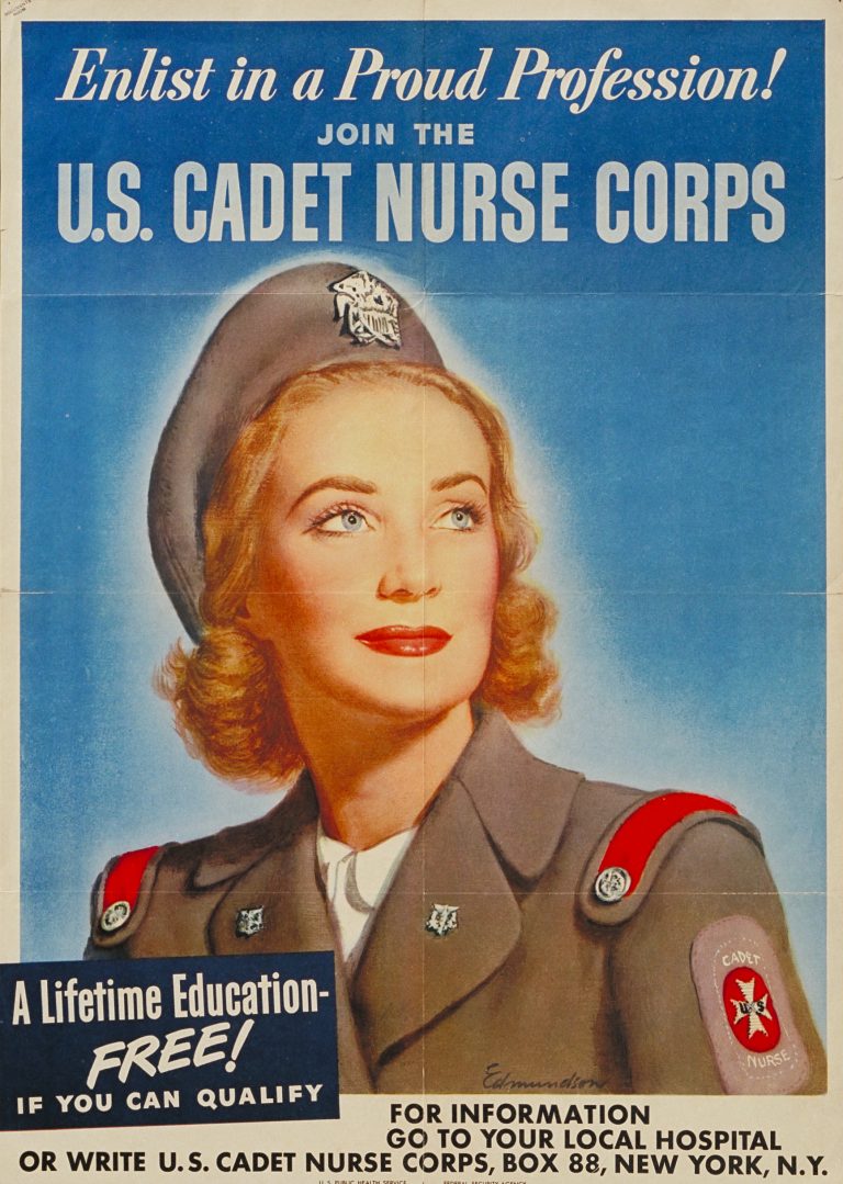Enlist in a Proud Profession! U.S. Cadet Nurse Corps Poster – Women of ...
